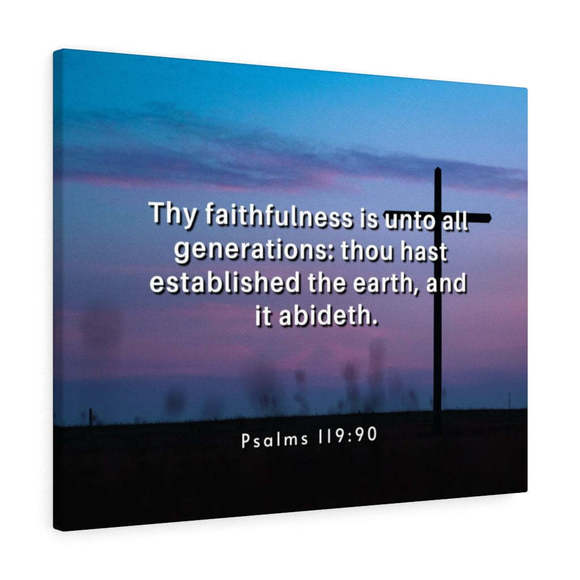 Express Your Love Gifts | Art | Scripture Sign Thy Faithfulness Psalm ...